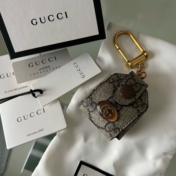 Gucci | Accessories | Authentic Gucci Gg Supreme Ophidia Airpod Case ...